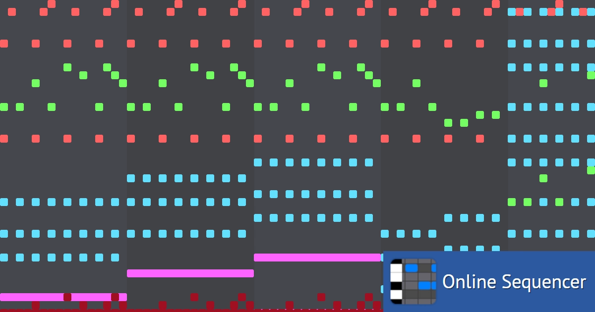Short 8-bit song thingy - Online Sequencer
