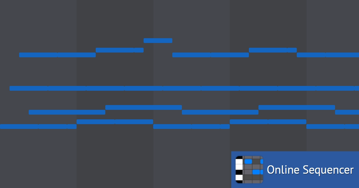 Melancholic Theme - Online Sequencer