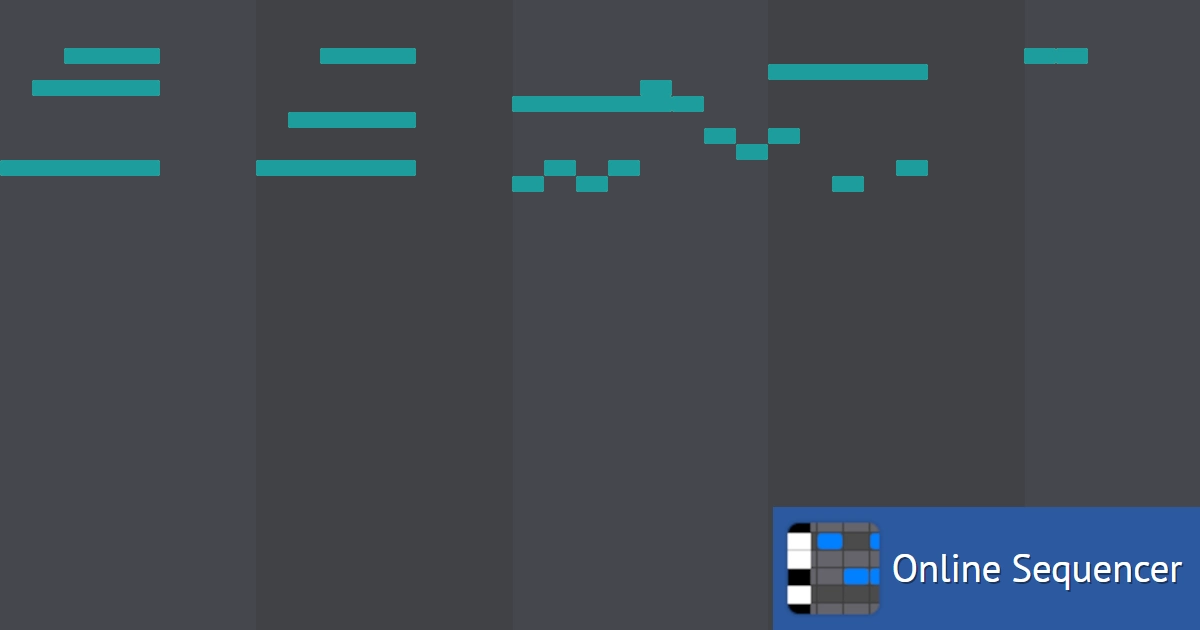 Short melody - Online Sequencer