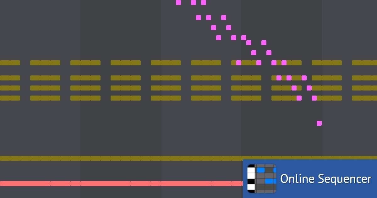 The Rocket of Mario in the Space - Online Sequencer