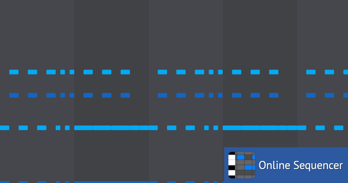 Touhou - Bad Apple arrangement - Online Sequencer