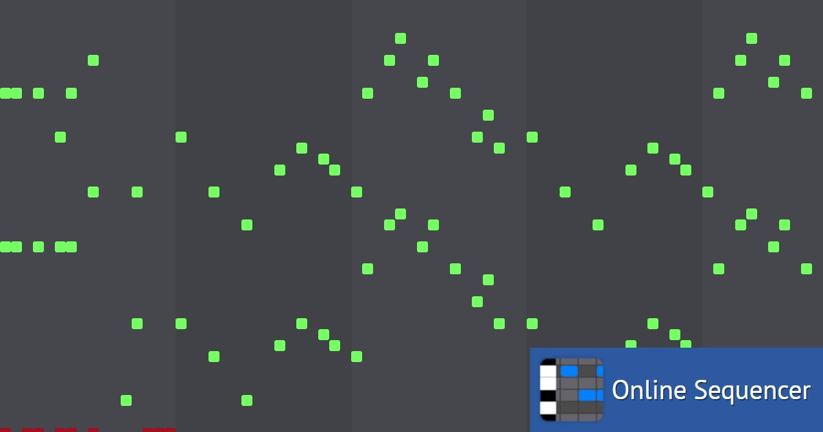Super Mario Bros. - Ground Theme - Online Sequencer
