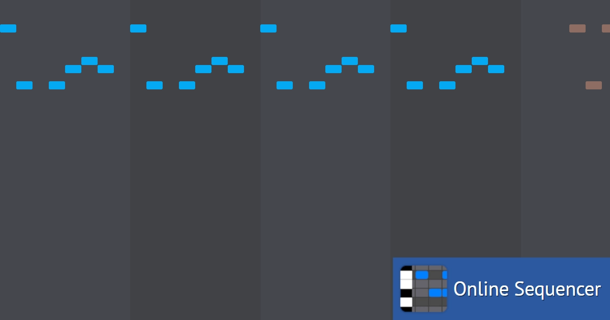 GrapeThruster by DustyBoozer newgrounds song id wip - Online Sequencer