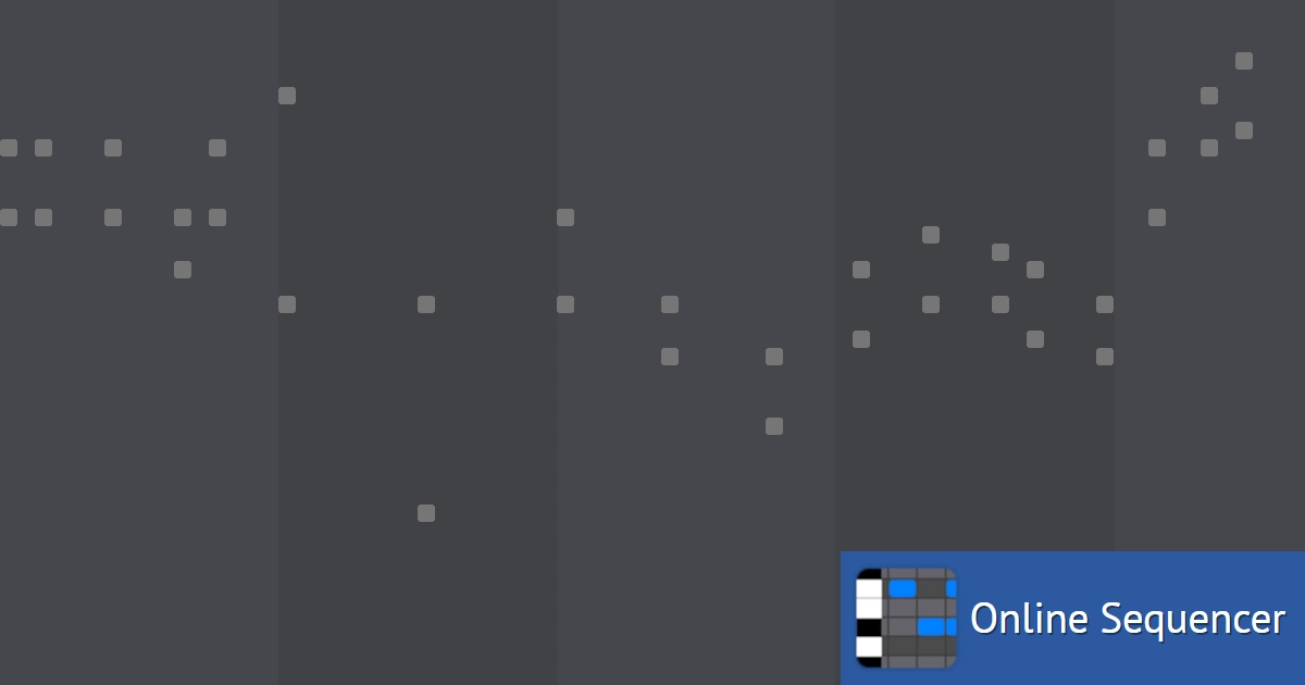 I remade Mario theme with the right instrumentt - Online Sequencer