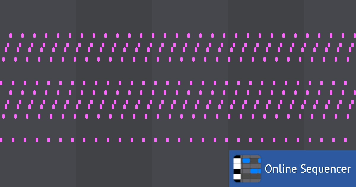 Two Pages / Philip Glass (1st Version) - Online Sequencer
