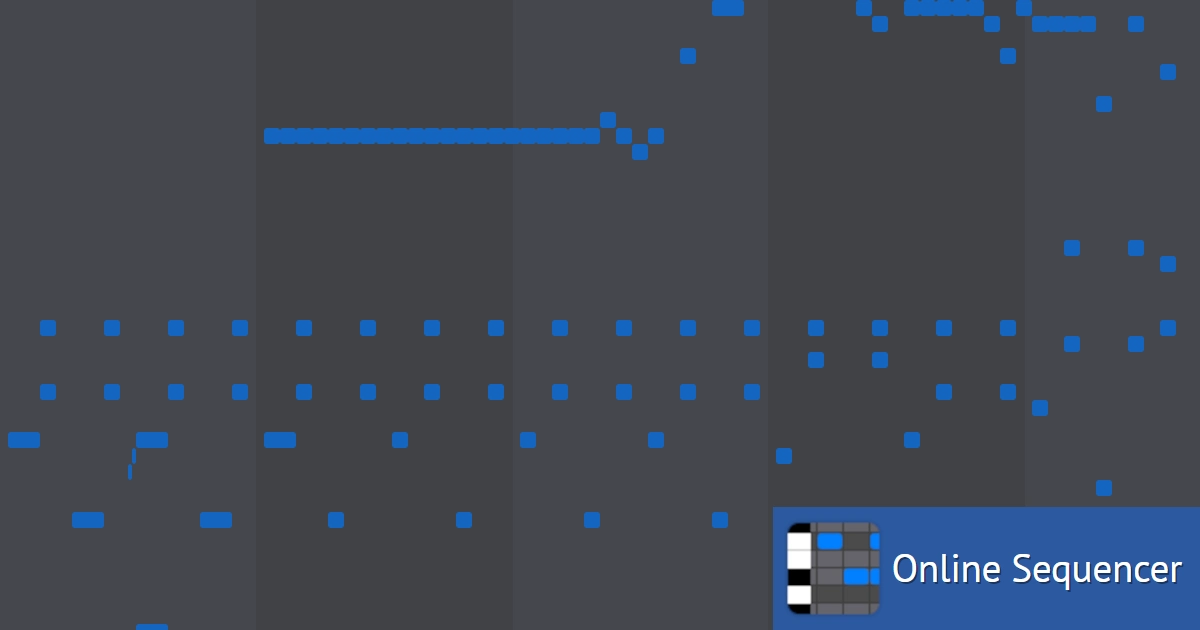 [8-bit Triangle] RUSH E by @ElCo - Online Sequencer