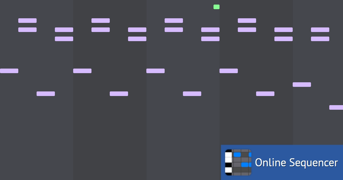 Funny Song (Crazy Frog) Piano Midi Cover - Sir Spork - Online Sequencer