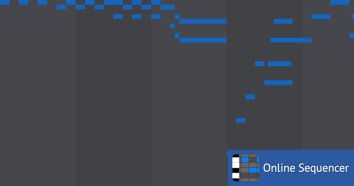 Merry Go Round Of Life -Piano Solo- r1 For Genshin Lyre - Online Sequencer