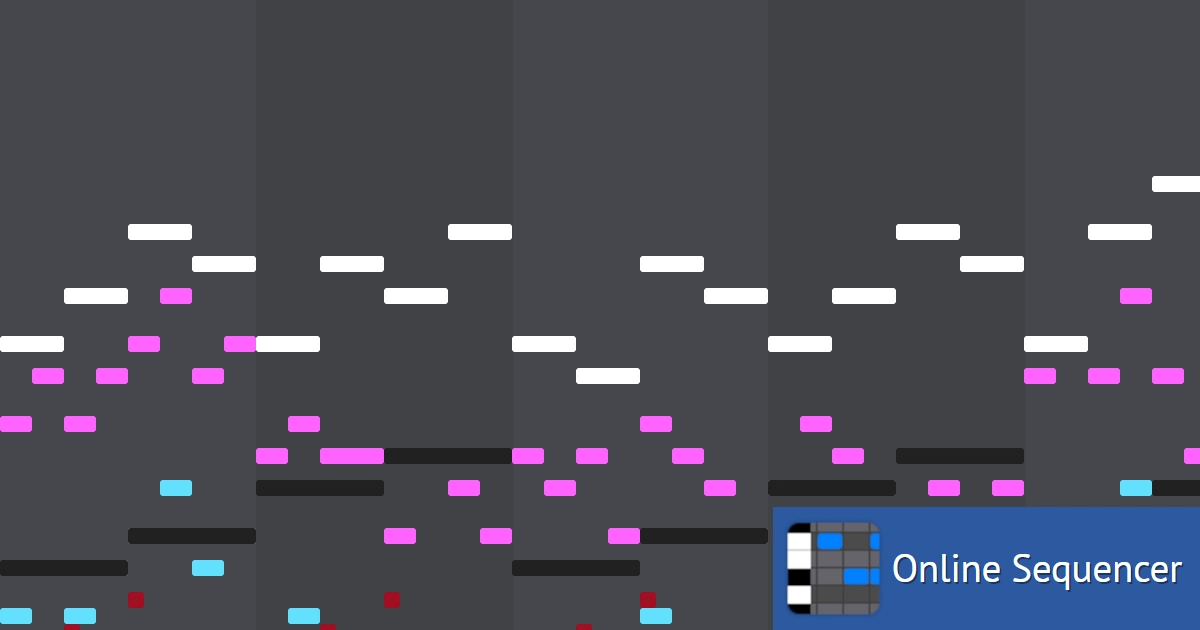 Through the plains - 8 bit song by: Dat1boi - Online Sequencer