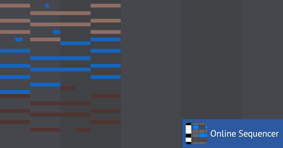 Random piano piece 4 - Online Sequencer