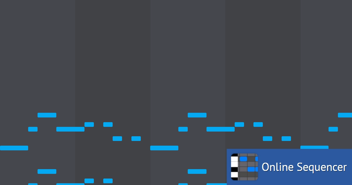 Calypso dream By Kevin Tuck ( yaxxin's version ) - Online Sequencer