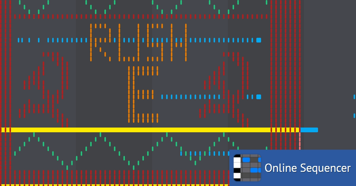[Black MIDI] RUSH E (Fully RECREATED) - Online Sequencer
