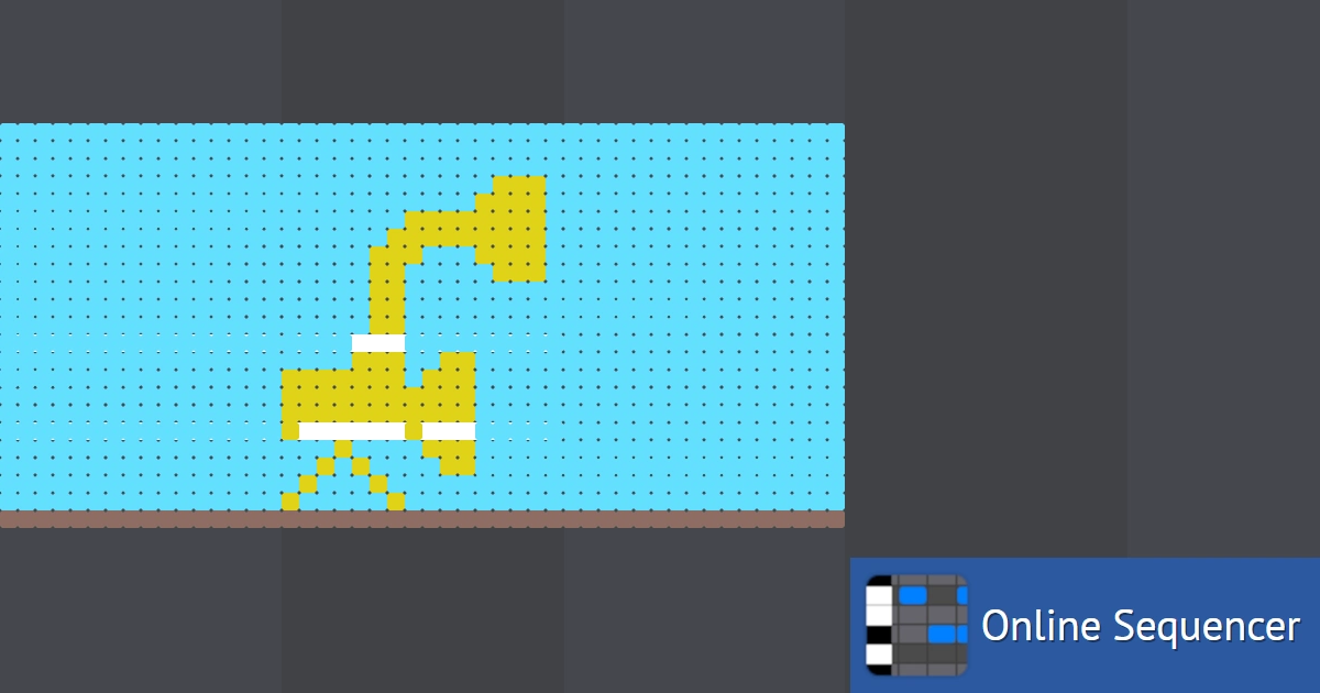ACA Allertor 125 synth with pixel art allertor - Online Sequencer
