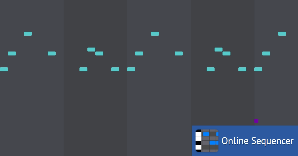 Aria Math Remix (kinda) - Online Sequencer