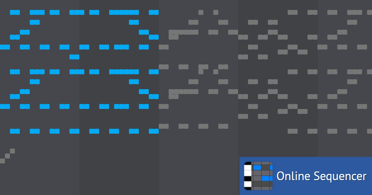Bad Apple TOUHOU! - Online Sequencer