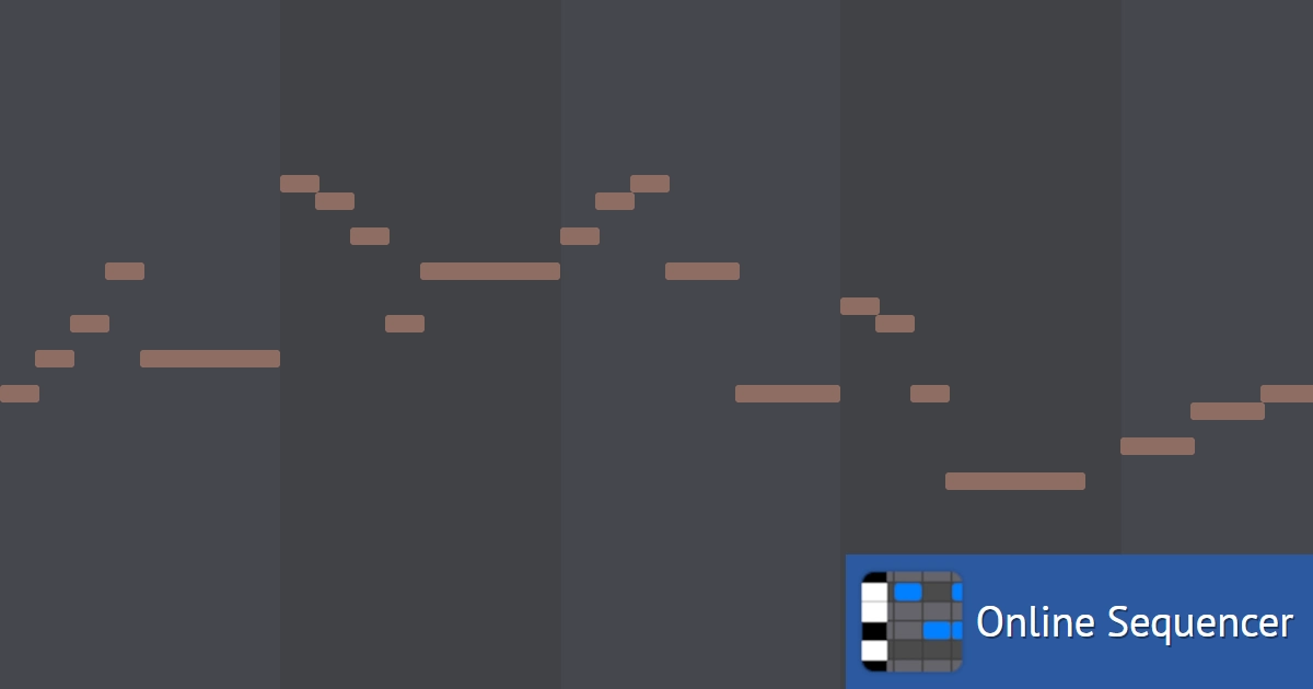 eight melodies mother 1 - Online Sequencer
