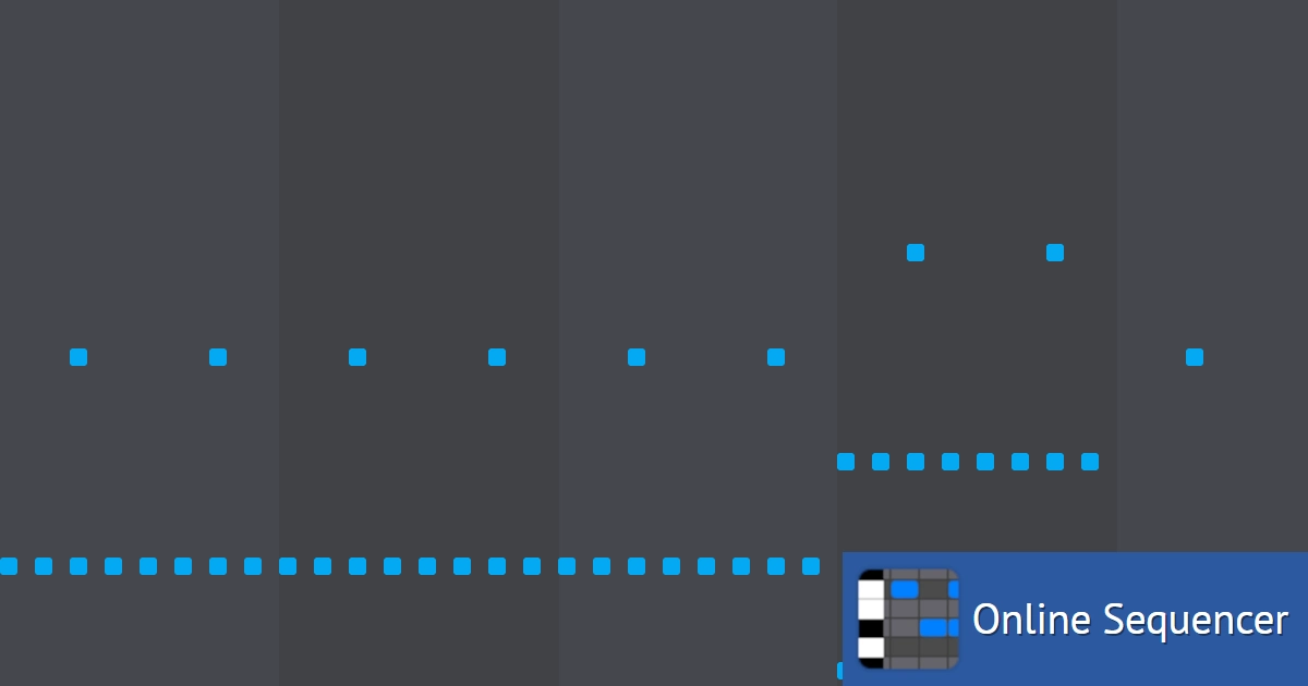 The Dash Through The Dessert - Online Sequencer