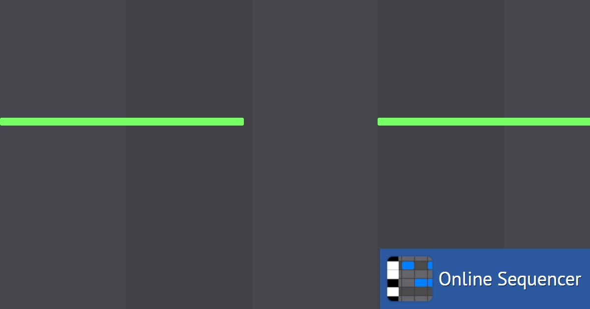 one note undertale theme - Online Sequencer