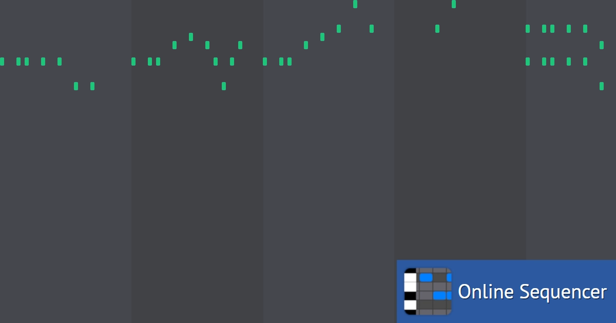 sans melody undetale - Online Sequencer