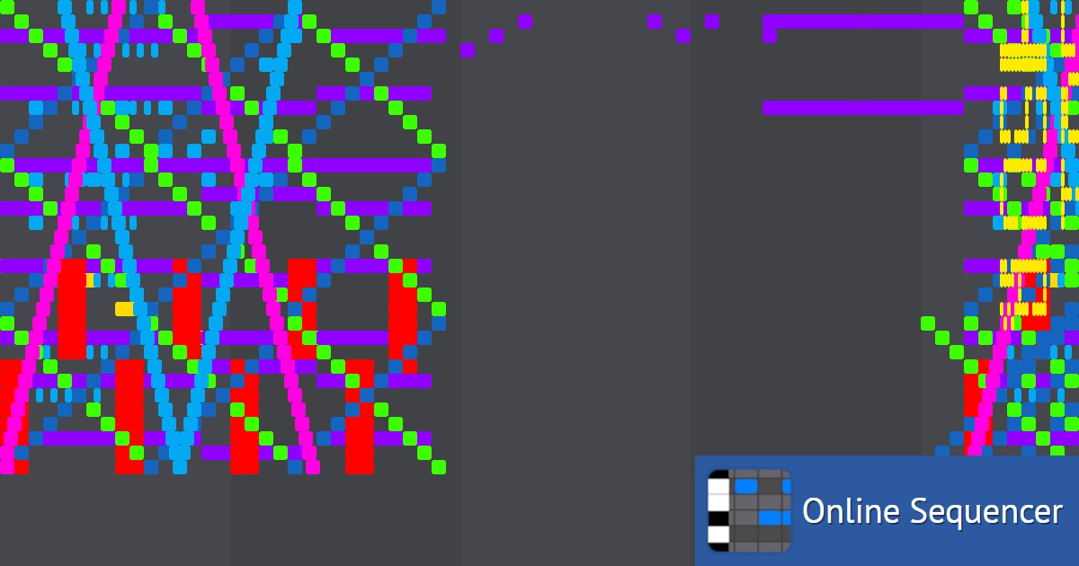 Black midi but is rush Styled (insi binsi spider) - Online Sequencer