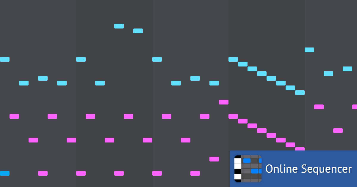 dsaf dave theme 8 bit - Online Sequencer