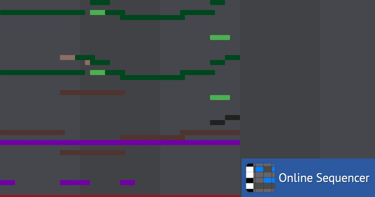 Gangsta Paradise - Online Sequencer