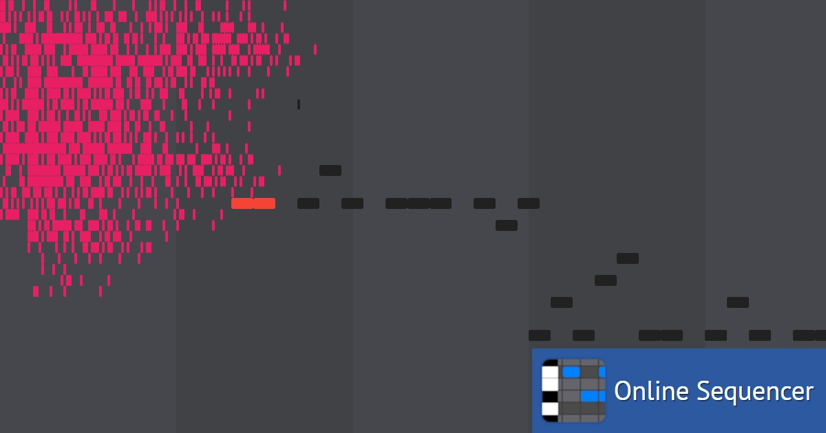 speedrunning a 8-bit song for a school assignment - Online Sequencer