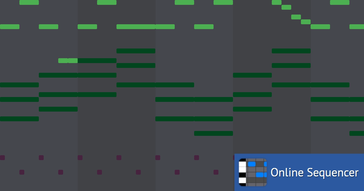 Jeopardy Theme (Electronic Remix by DiscoverGuy1999) - Online Sequencer