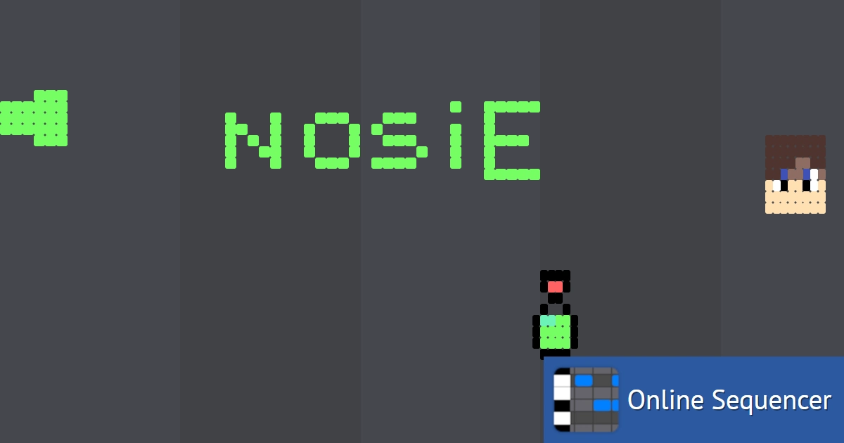 nosie pixel art - Online Sequencer