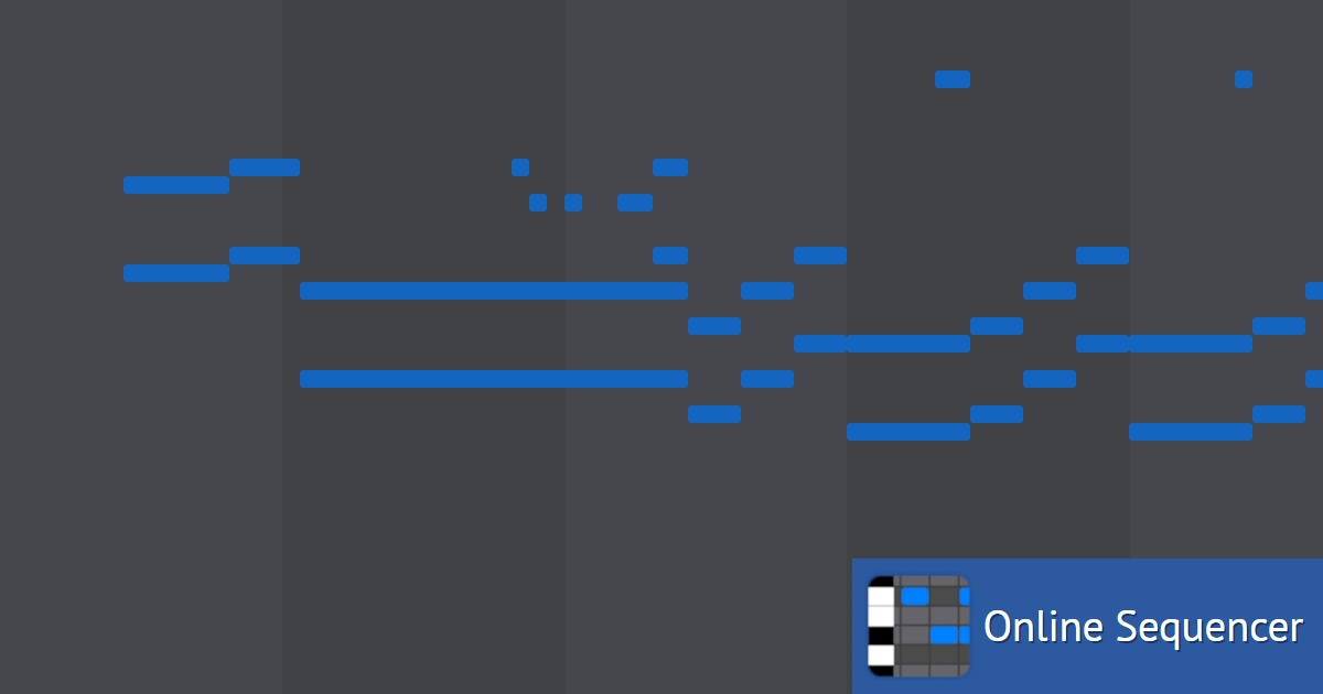 Sky Blue Archive (real life piano practice secquence) - Online Sequencer