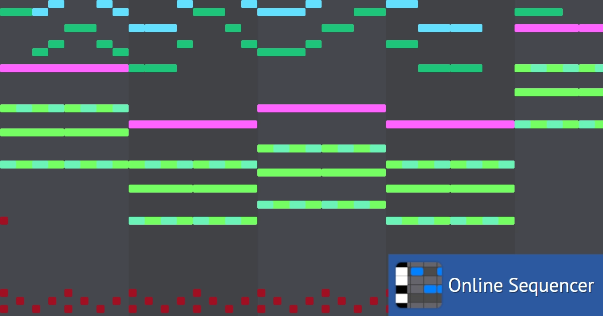 Korelbiniki Tetris Version 8-bit - Online Sequencer