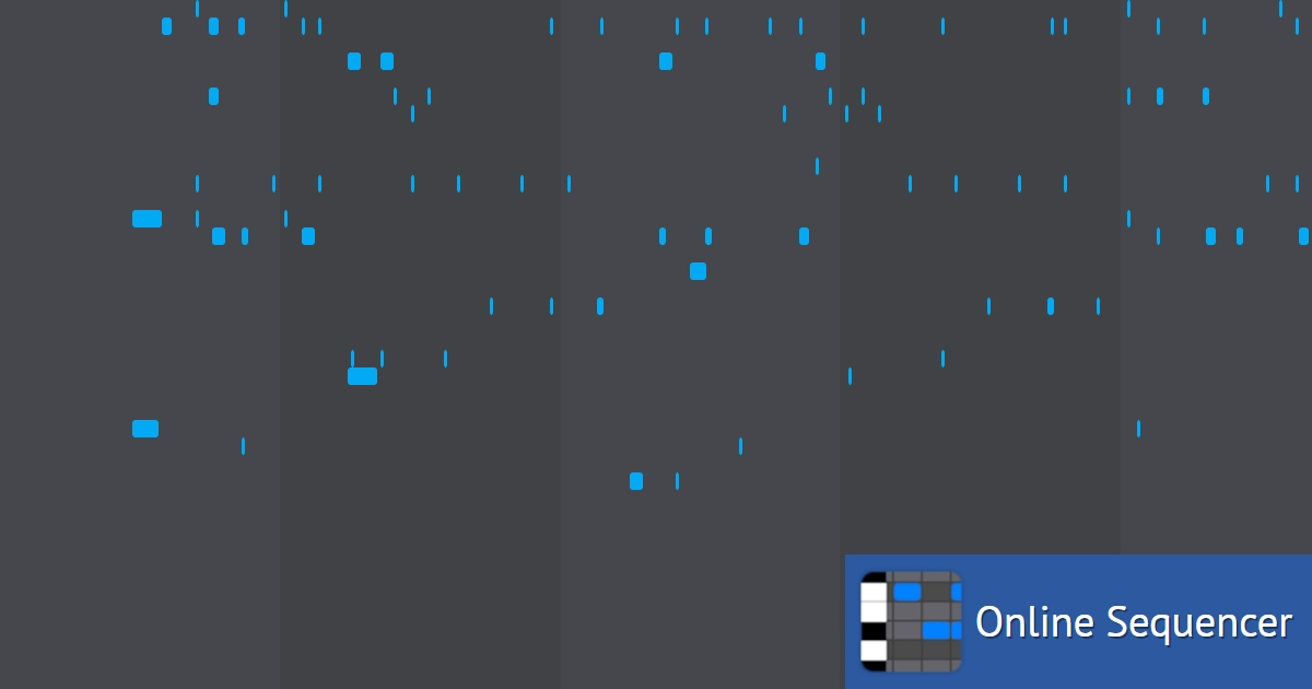 REGRETEVATOR OST - bossa lullaby - Online Sequencer