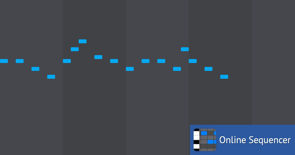 basic melody - Online Sequencer