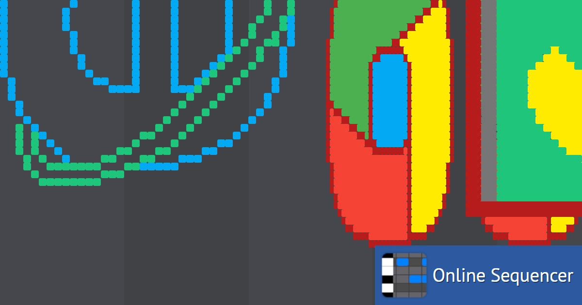 Dark Midi My MIDI 2 my version v2 - Online Sequencer