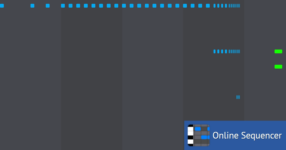 RUSH B [Black MIDI] - Online Sequencer