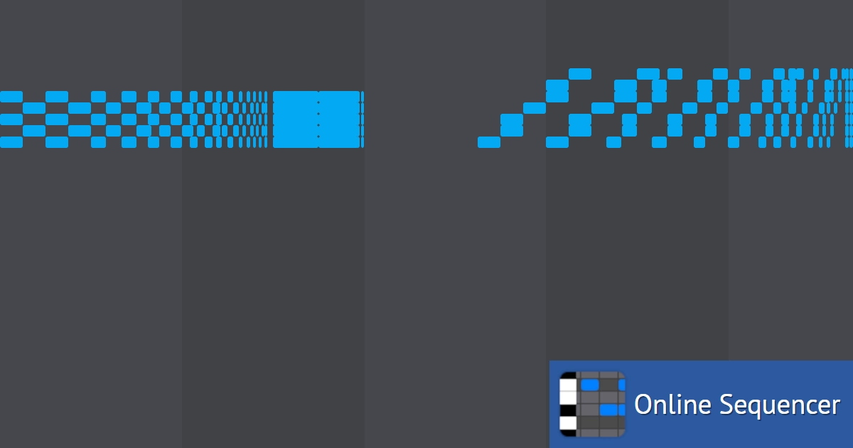 [Nut MIDI series] CreeperNut series revamped - Online Sequencer