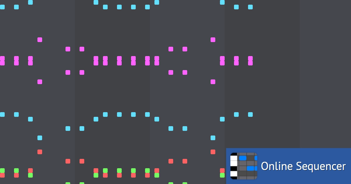 8 bit pbs kids In Normal-Reverse - Online Sequencer