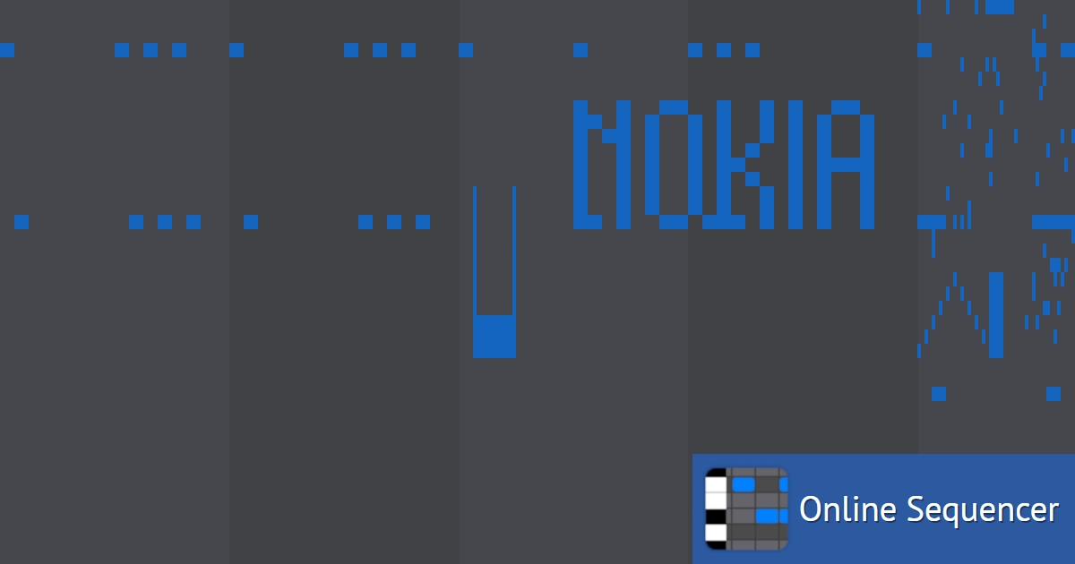 Nokia low battery sounds Dark midi - Online Sequencer