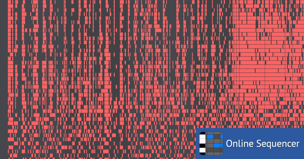 Boom, Boom, Boom, Boom!! / reggie's room - Online Sequencer