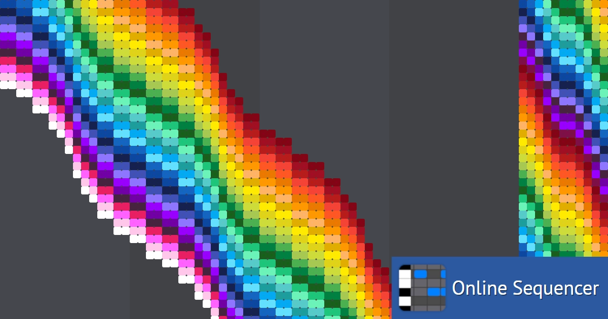 rainbow noise challenge - Online Sequencer
