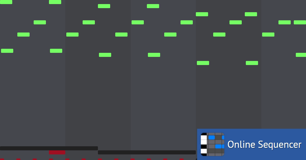 Short melody - Online Sequencer