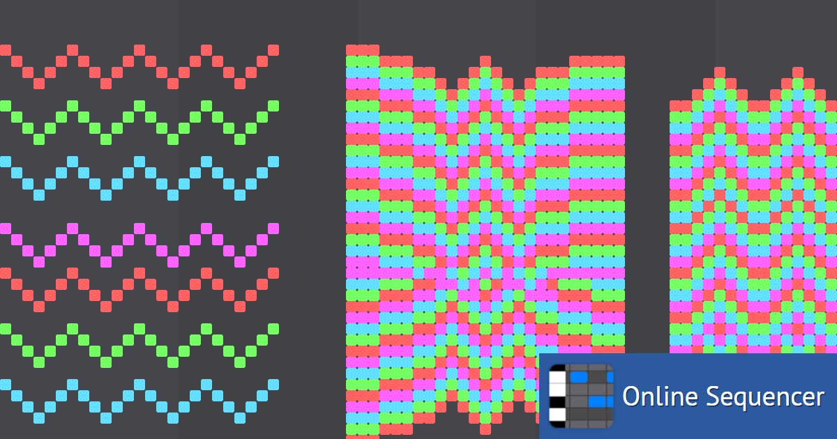 8 bit Tetris block arts V1 26887 Notes - Online Sequencer