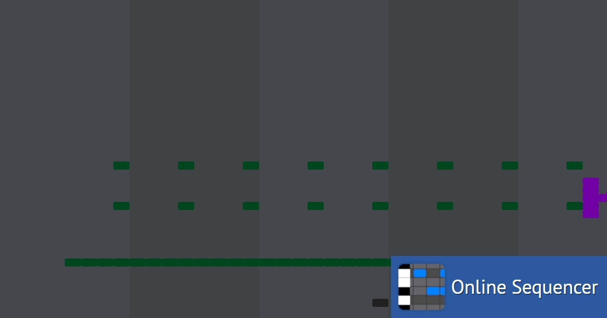 I Dont Wanna Fool Around - Online Sequencer