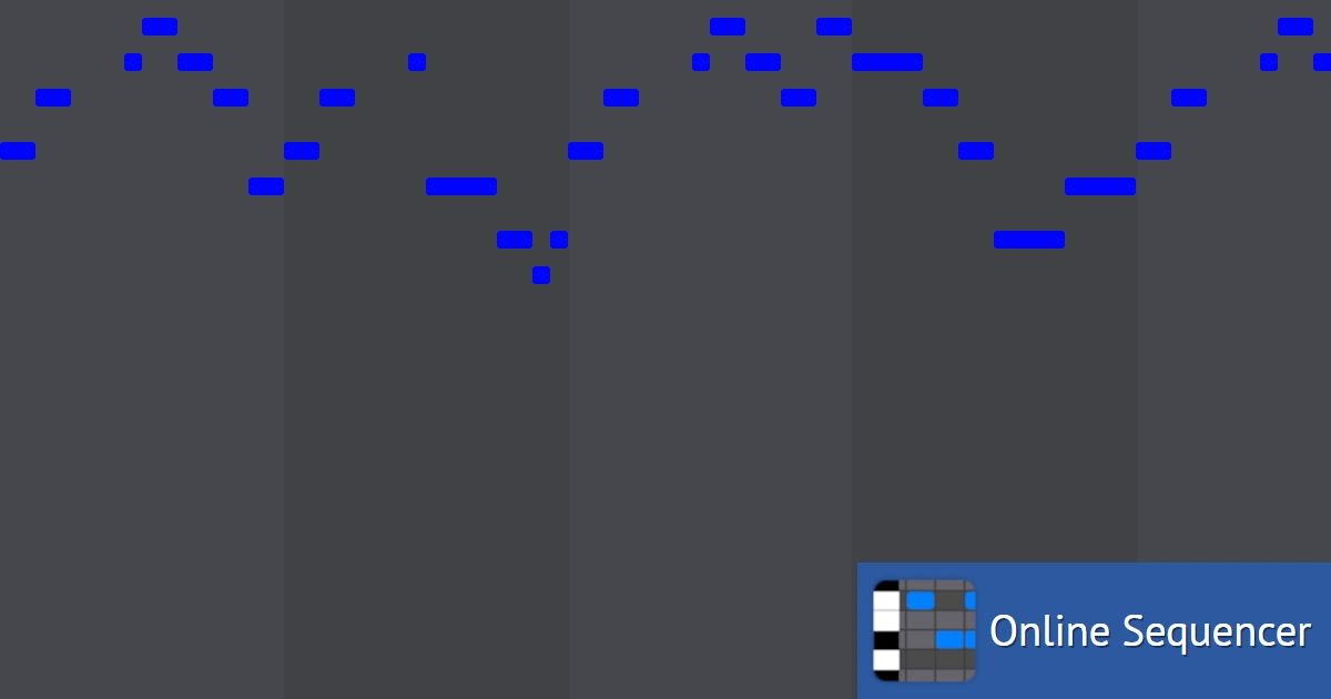 Dark MIDI - SIMON SPRUNKI THEME - Online Sequencer