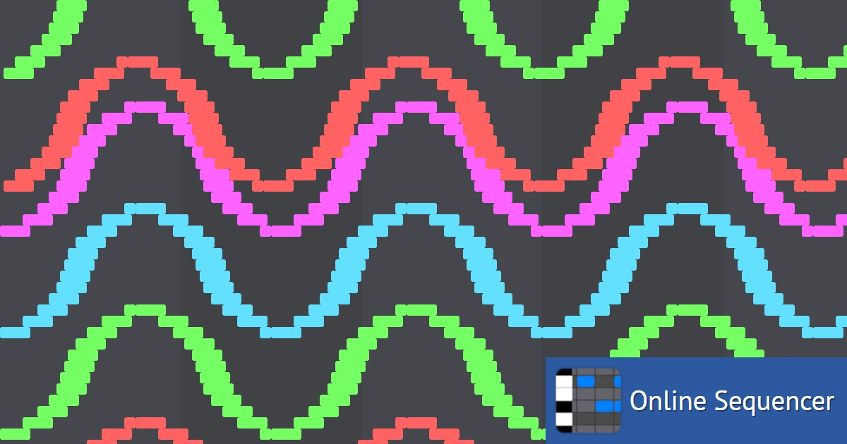 Tetris blocks arts - Online Sequencer