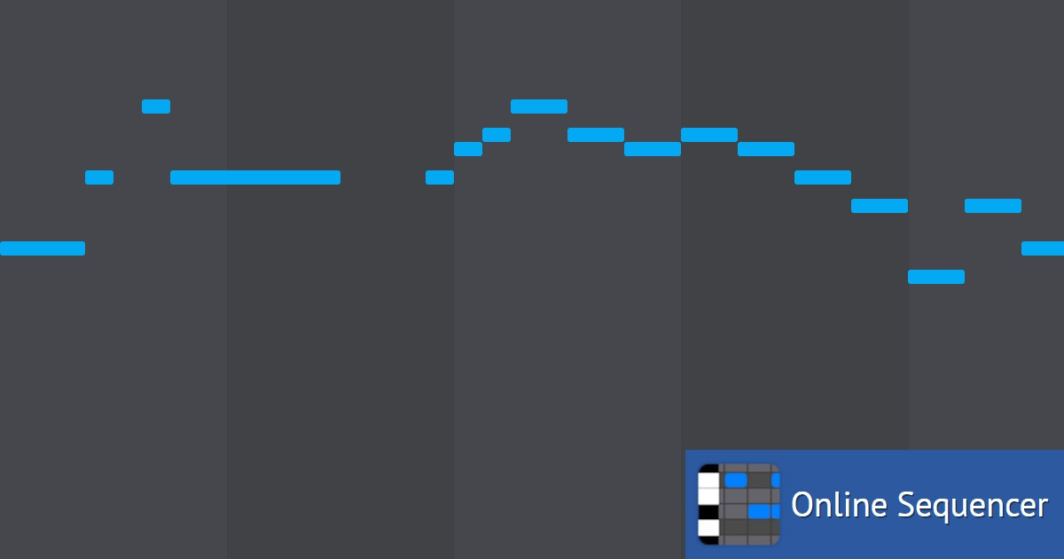 Old Man Motif (A) - Deltarune - Online Sequencer