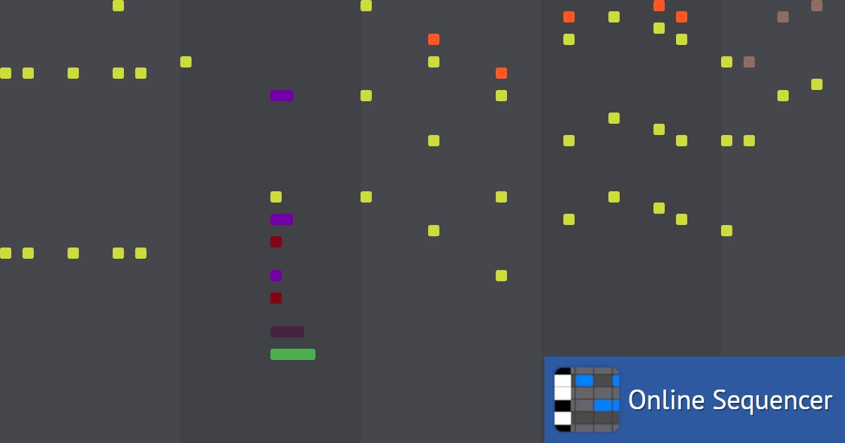 Super Mario Bros - Online Sequencer