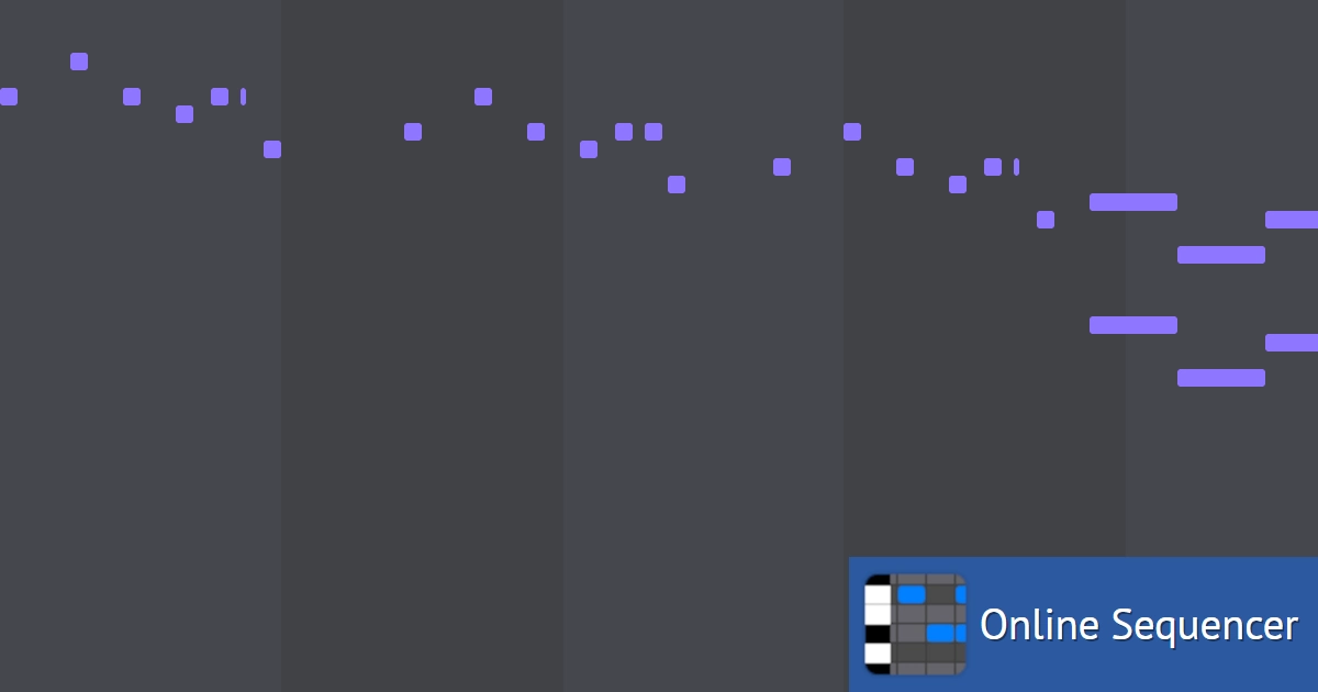My castle theme from sm64 - Online Sequencer