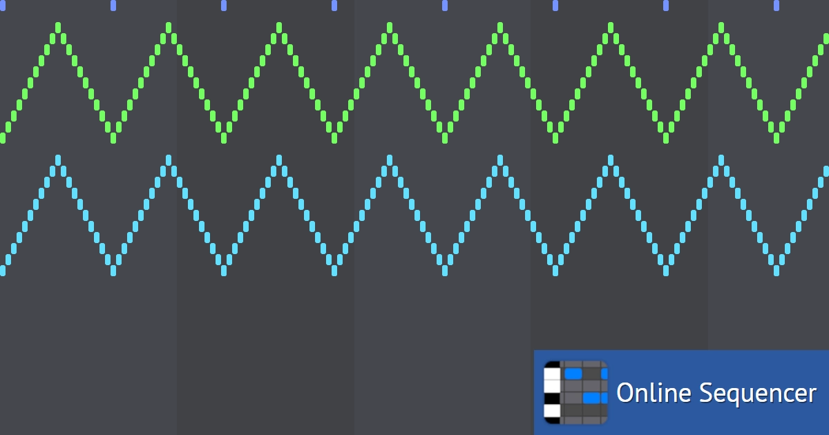 Tetris blocks art 6 - Online Sequencer