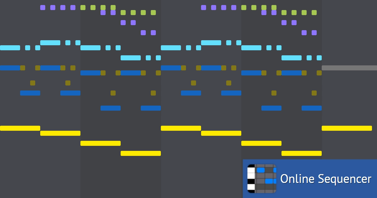 Blue - Online Sequencer